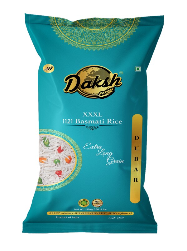DAKSH INDIAN LONG GRAIN DUBAR RICE 30 KG - JioMart