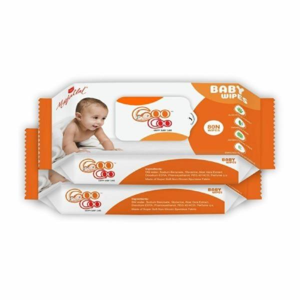 Coo Coo Baby Wet Wipes, Soft Moisturizing with Flip-Flope - 80 Count ...