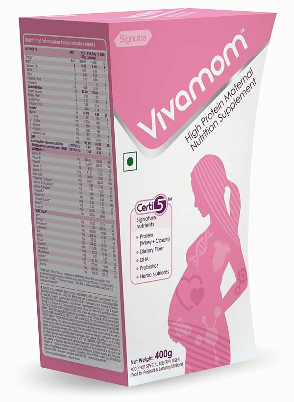 Vivamom Maternal Nutrition Supplement - 400g BIB (Kesar Badam) - JioMart