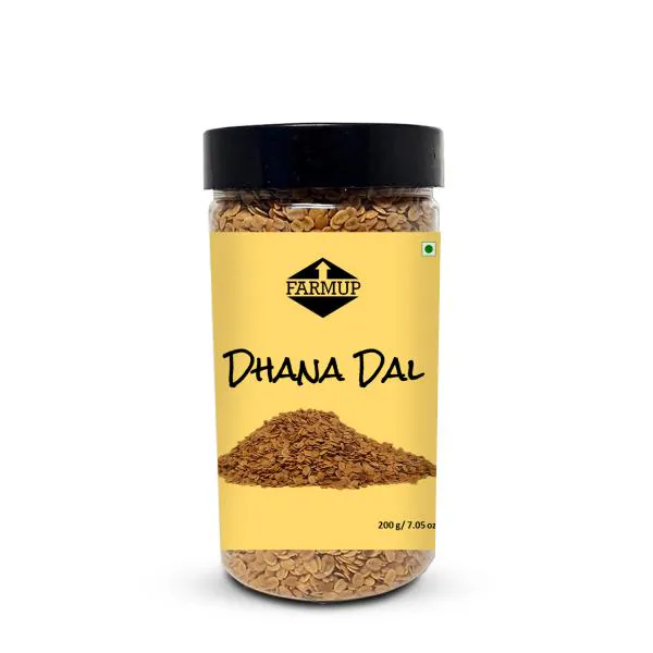 FARMUP Roasted Dhana Dal, (Mukhwas, 200g Pack of 1) - JioMart