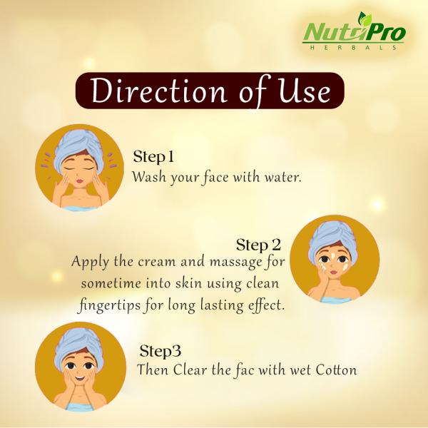 NutriPro Gold Massage Cream With Massager| Gold Leaf, 150GM - JioMart