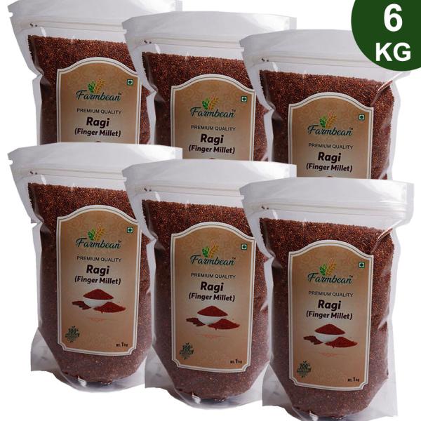 Farmbean Natural Finger Millet | Ragulu | Ragi | Nachani 6 kg - JioMart