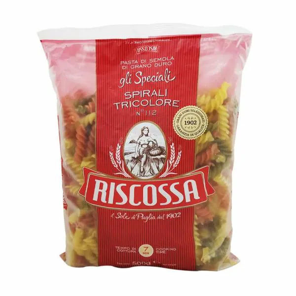 Riscossa Spirali Tricolor Pasta, 500 GMS - JioMart