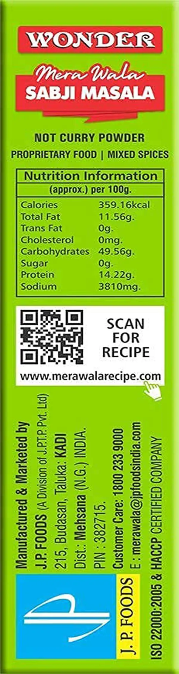 Wonder Mera Wala Chicken, Tandoori Masala, Blended Spice, No Artificial ...