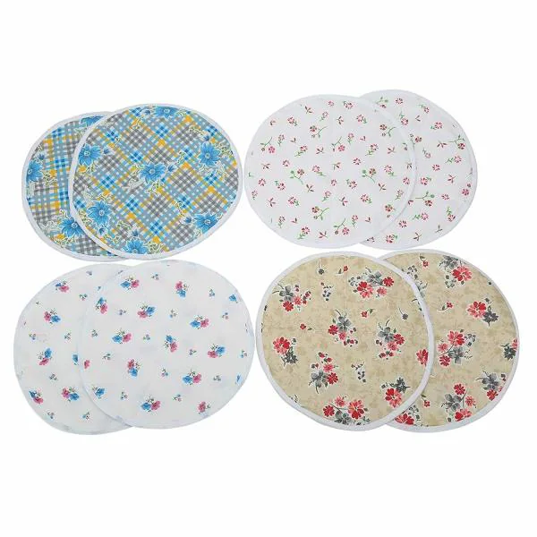 ANSHEZ Cotton Round Roti Chapati Cover | Roti Kapda for Kitchen - 2 ...