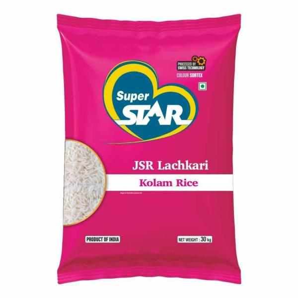 STAR 555 JSR Lachkari / Wada Kolam Rice Pouch - 30 KG| Premium Aromatic ...