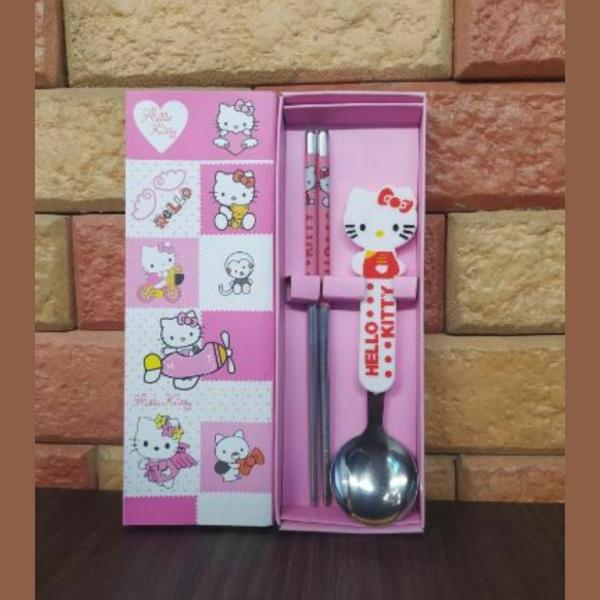 Hello Kitty - Chopsticks and Spoon Set - JioMart