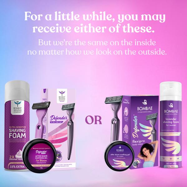 Bombae Defender For Her Shaving Regimen Kit - JioMart