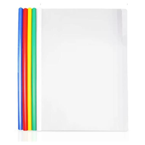 UNIXAA Plastic Clear Transparent Strip File Cover A4 Paper / Document ...