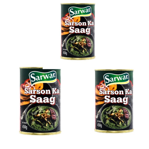Sarwar Sarson Ka Saag 450 Gram ( Pack of 3 ) - JioMart