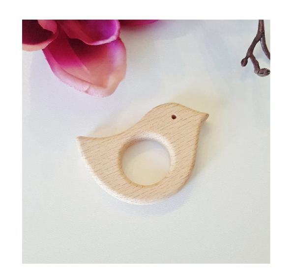 Enorme Organic Non Toxic Wooden Teethers For Babies ( Bird & Star ...