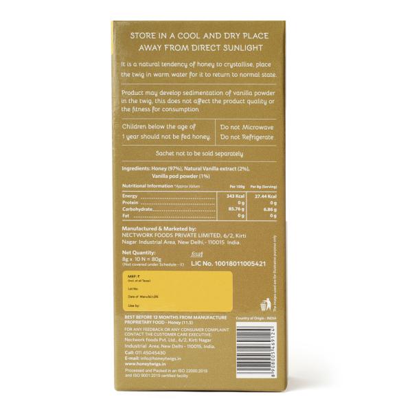 Honey Twigs Vanilla-Infused Honey 80gms l Pack of -2 - JioMart