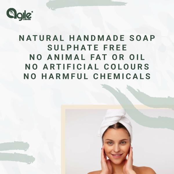 Agile Wellness Gulab Handmade Soap 120 g - JioMart
