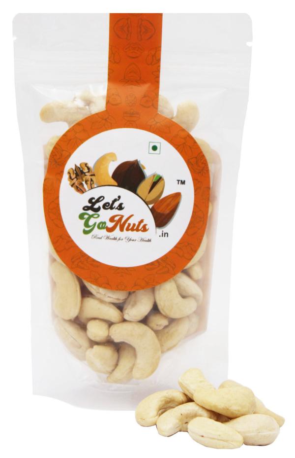 Let's Gonuts Whole Cashew Nuts 125g | Akka Kaju Cashewnuts - JioMart