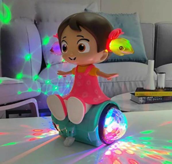 Sanjary Multicolor Plastic Dance Girl- Toy With Lovely Music And Lights ...