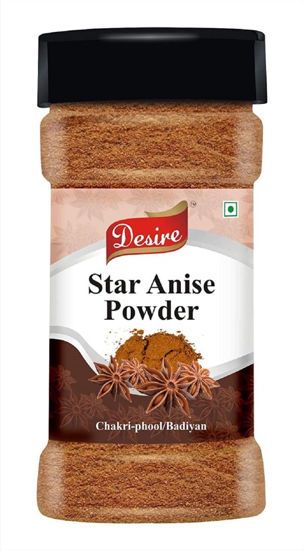 Desire Star Anise Powder Jar, 150 Gram [Chakri Phool Powdered, Badiyan ...