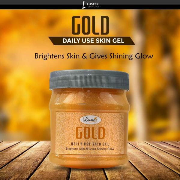 Luster Gold Massage Gel | Helps Brightens Skin & Gives Shining Glow ...