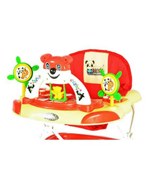 Goyal's Baby Musical Walker with 8 Wheels - Red - JioMart