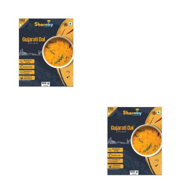 SHARNAY Ready To Cook Gujarati Dal,Instant Food Ready to Eat Meal, Pack ...
