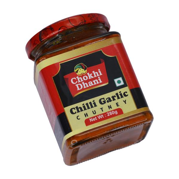 Chokhi Dhani Foods Chilli Garlic Chutney Lehsun Ki Chutney 280 gm - JioMart