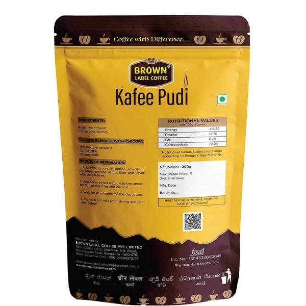 Brown Label Coffee Powder ULTRA RICH Ground n Filter Coffee|1000 Gms ...