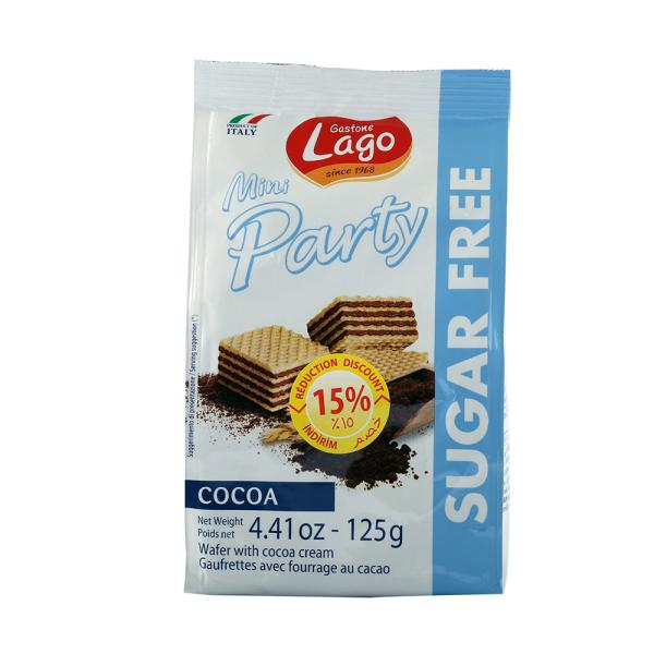 Lago Mini Party Wafers Cocoa Cream Sugar Free 250g (Pack of 2) - JioMart