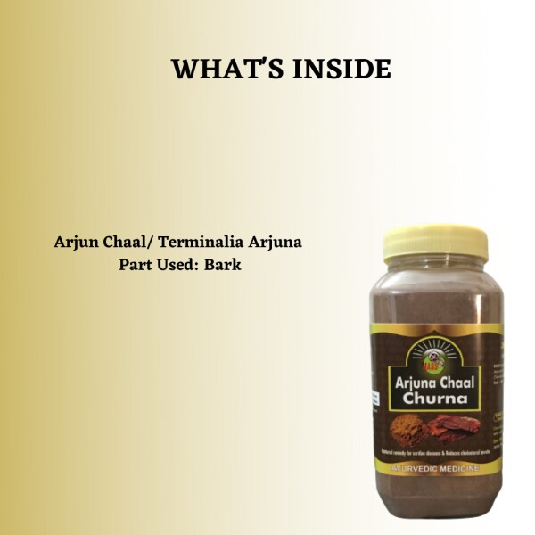 HASS Arjun Chaal Powder - Arjun Ki Chaal Churna - For Eating - For ...