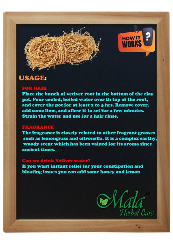Mala Foods Vetiver Root Khus Khus Powder, 250 G - JioMart