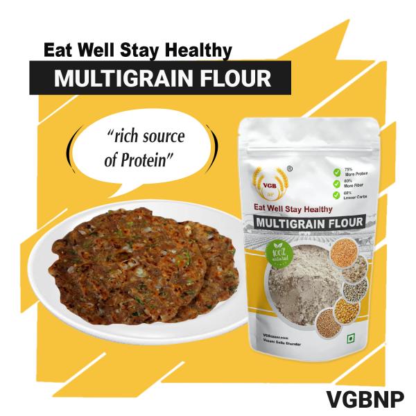 VGBNP 100% natural & Original Multigrain Mix flour ( Mix grain Atta ...