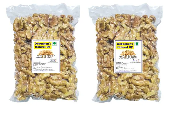 Debankan's Natural DF Kashmiri Walnut 500gm (Vacuum Packed) - JioMart