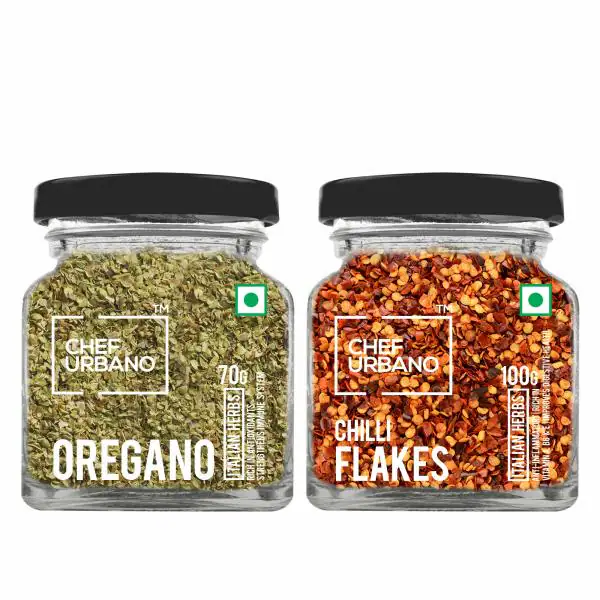Chef Urbano Combo of Oregano 70g & Chilli Flakes 100g - JioMart