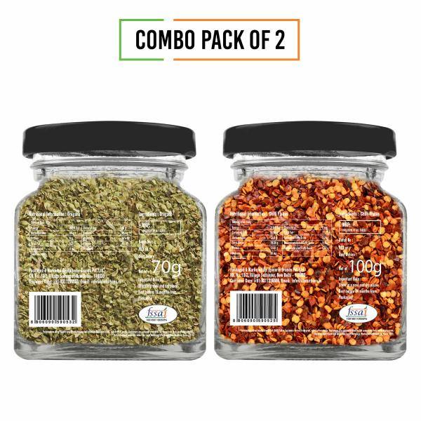 Chef Urbano Combo of Oregano 70g & Chilli Flakes 100g - JioMart