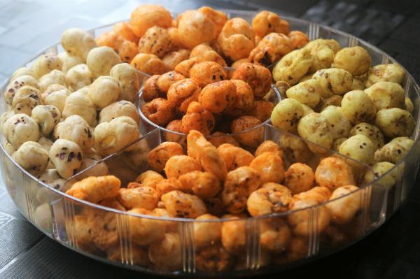 Peri Peri Flavoured Makhana- 90 gm (Pack of 3) | Roasted | Fox nuts ...