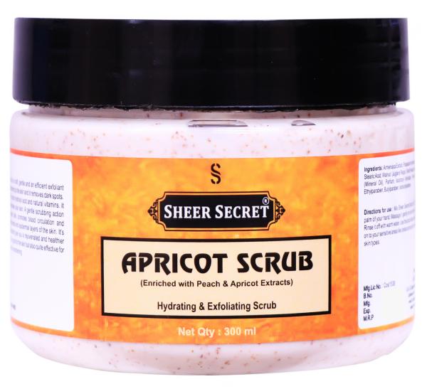 SHEER SECRET Apricot Scrub 300ml - JioMart