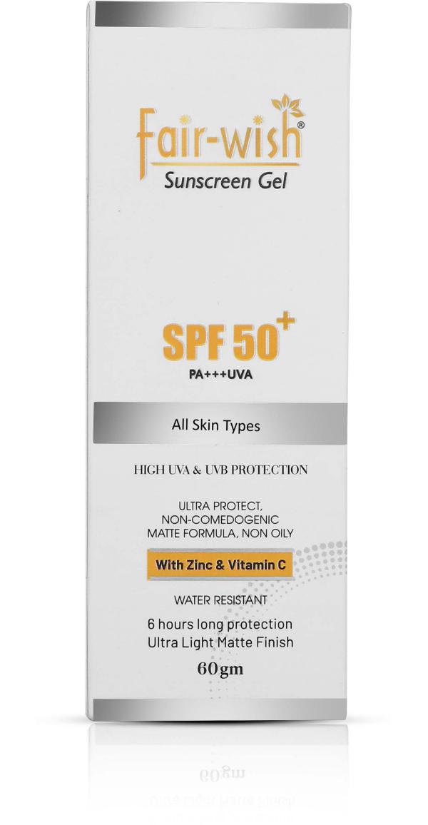 Fair Wish Sunscreen Spf50 Pa Plus Plus Plus Gel, 60 G - JioMart