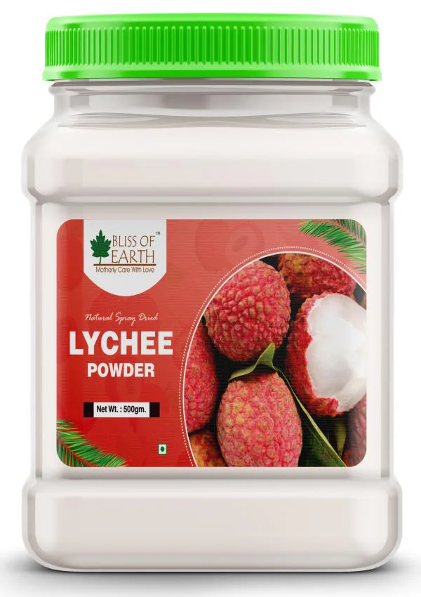 Bliss of Earth 500gm LYCHEE (litchi) Powder Natural Spray Dried Vitamin ...