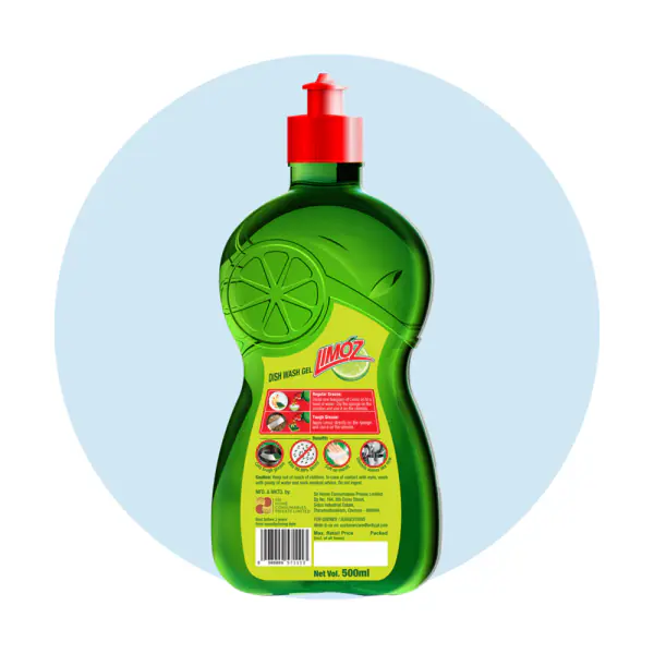 LIMOZ 3X Active Power Dish Wash Gel 500ML (Pack Of 2)(Save Rs.40) - JioMart