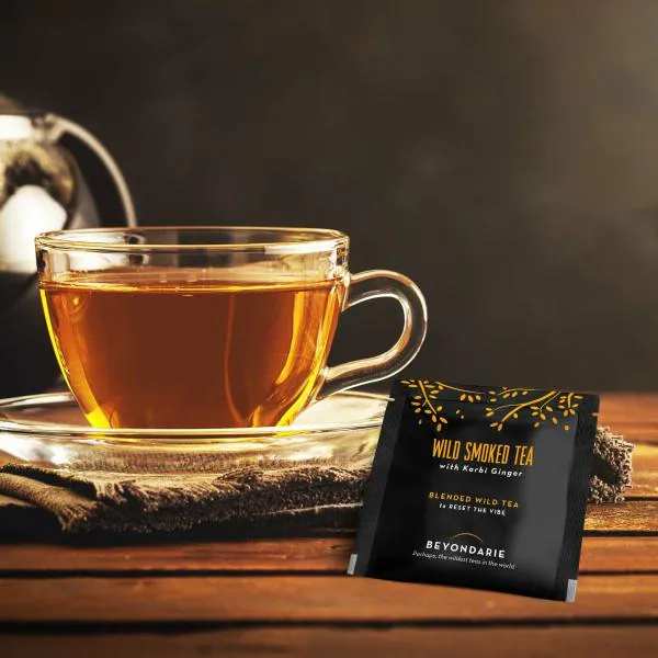 BEYONDARIE - Wild Smoked Tea with Karbi Ginger - 15 Tea Pyramids - JioMart