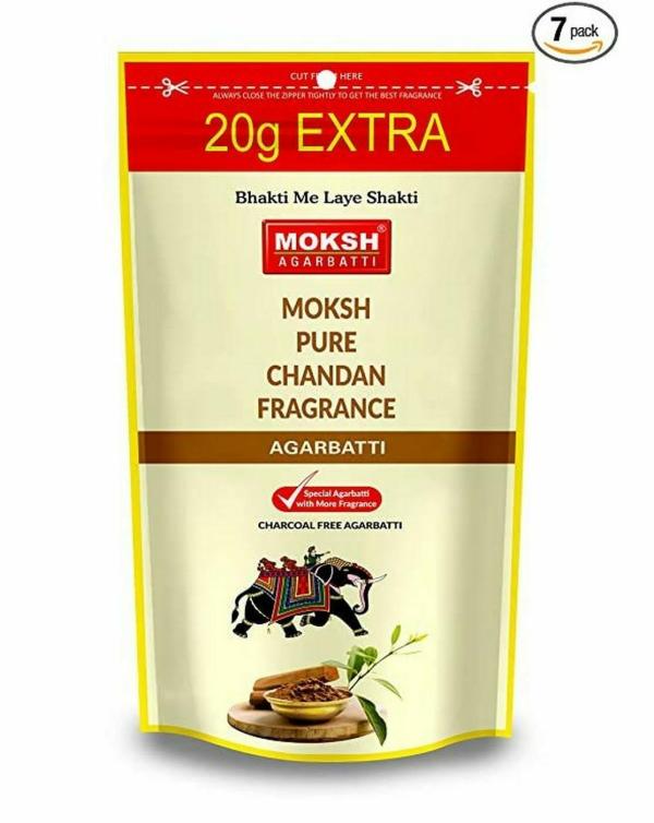Moksh Pure Chandan Agarbatti (Pack Of 7) - JioMart