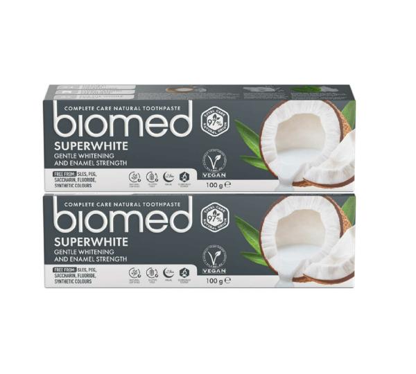 Biomed Superwhite Toothpaste - 200 g (Pack of 2) - JioMart