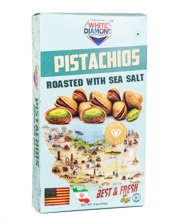 White Diamond Premium Iranian Roasted & Salted Pistachios | Pista Dry ...