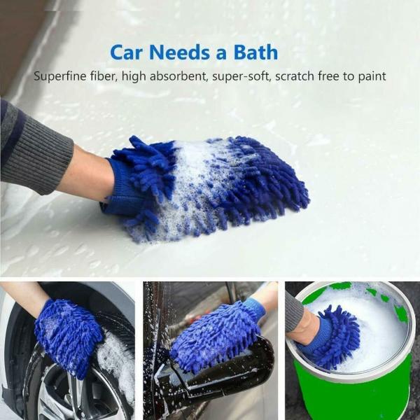 Microfiber hand Dusting Cleaning Gloves3 - JioMart