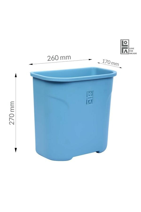 Lofa Blue Plastic Rectangular Hanging Kitchen Dustbin - JioMart