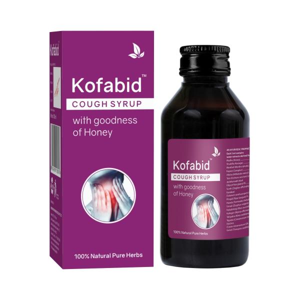 Kofabid Syrup 100 ml | With goodness of Adulsa, Tulsi, Kantakari ...