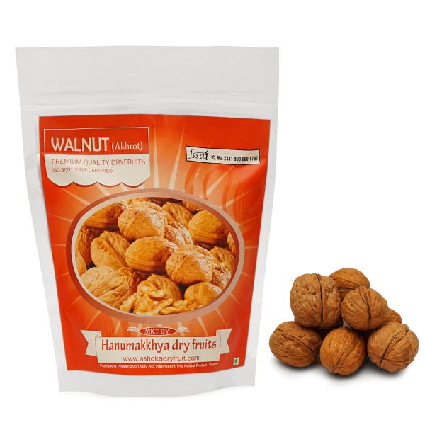 Hanumakkhya Dry Fruits Natural Inshell Dried Walnut (Akhrot Giri) 800gm - JioMart