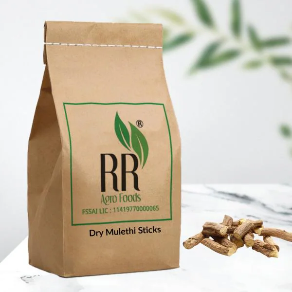 RR AGRO FOODS Mulethi Super Saver Pack of | Multhi | Glycyrrhiza Glabra ...