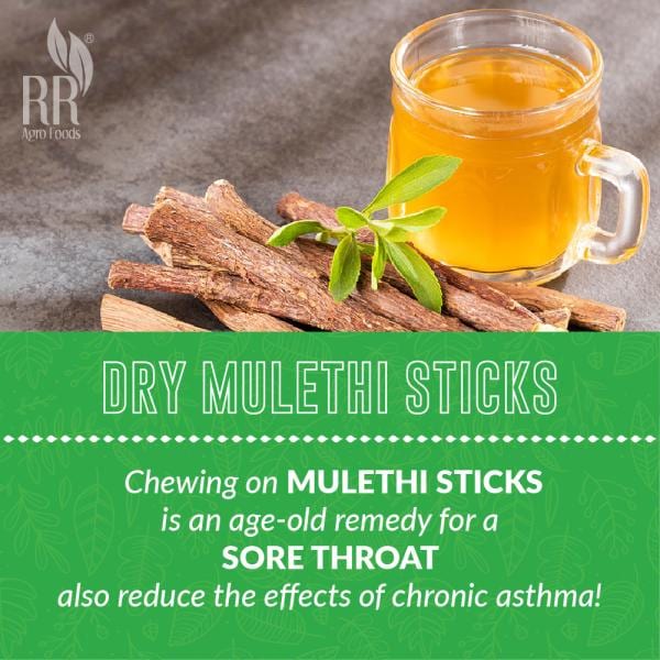 RR AGRO FOODS Mulethi Super Saver Pack of | Multhi | Glycyrrhiza Glabra ...