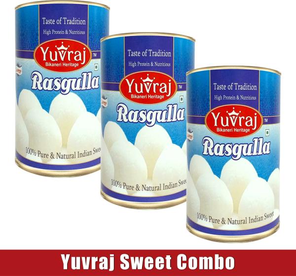 Yuvraj Bikaneri Rasgulla Mini Gift Pack 3 ( 500 gm x 3) - JioMart