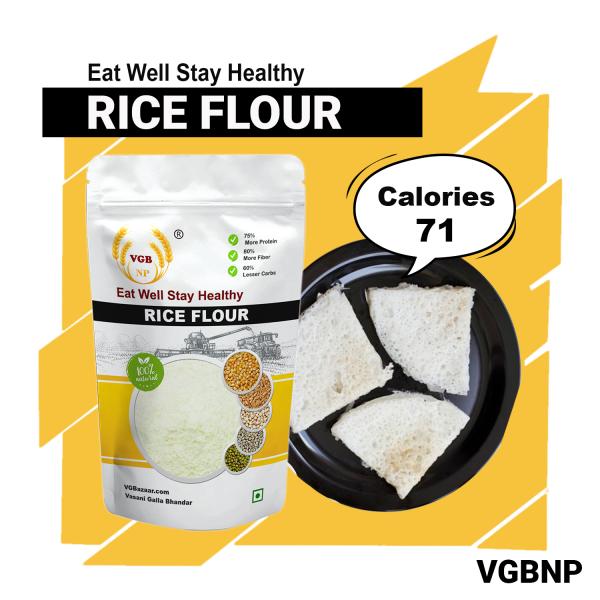 VGBNP 100% Natural & Original Rice Flour ( Chawal Ka Atta) Pure Rice ...