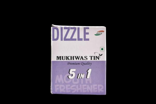 Dizzle Mouth Freshener Table Top Mukhwas Tin 5 in 1 250g Pack - JioMart